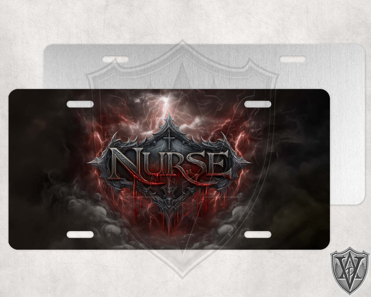 Nurse Emblem License Plate – Five Pines Apparel and Gifts