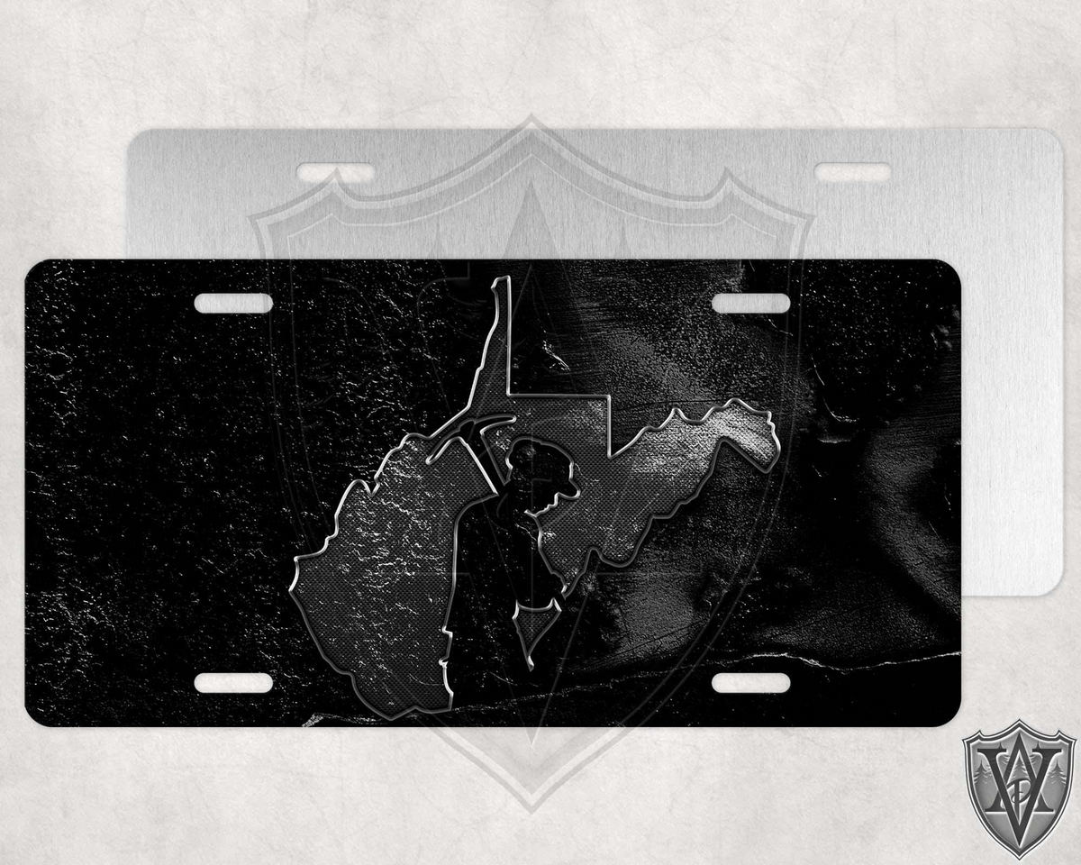 WV Coal Dust License Plate – Five Pines Apparel and Gifts