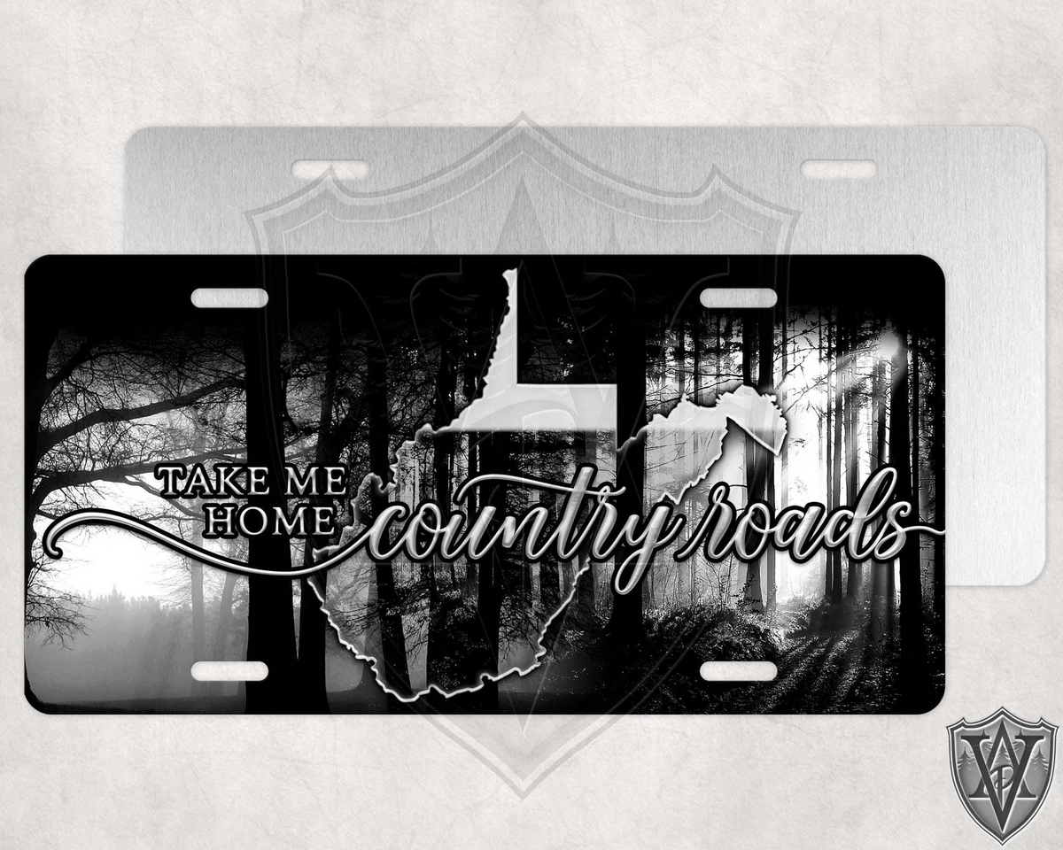 Firefighter Flaming Logo License Plate – Five Pines Apparel and Gifts